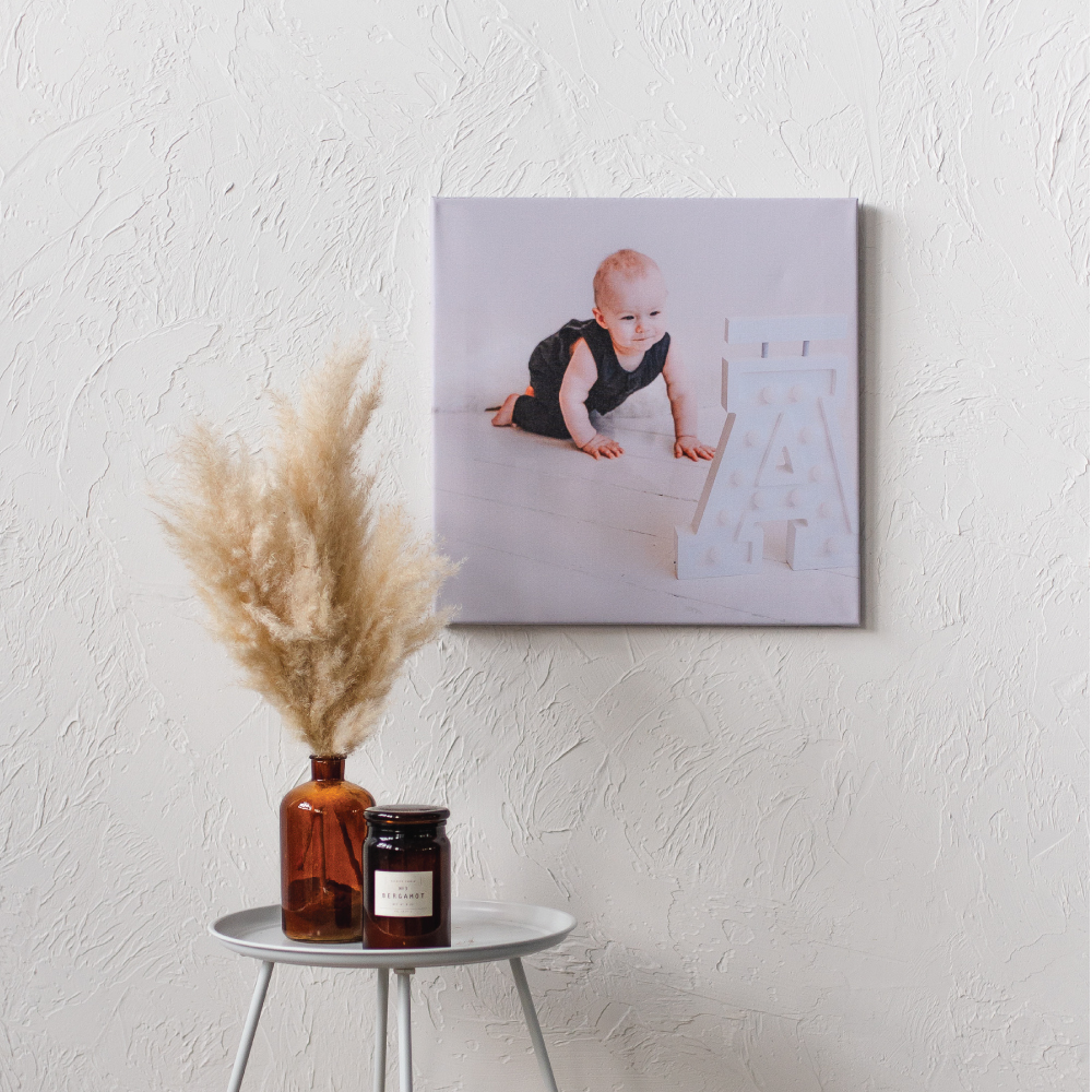 Photo canvas 50x50 cm • The Idea print